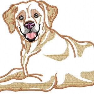 Labrador Applique Machine Embroidery Design - Etsy