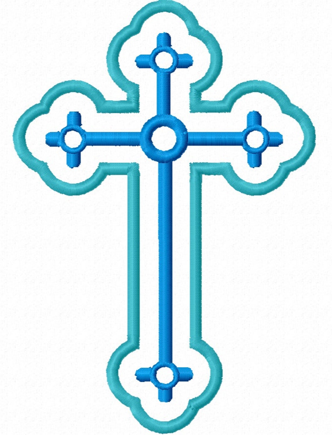 Cross Machine Embroidery Design Machine Embroidery Design - Etsy