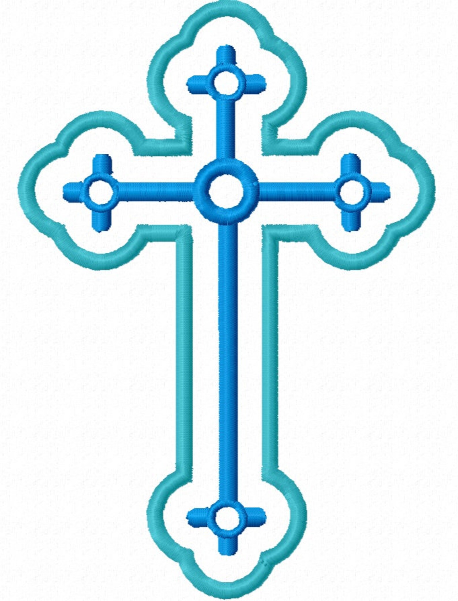 Cross Machine Embroidery Design Machine Embroidery Design - Etsy