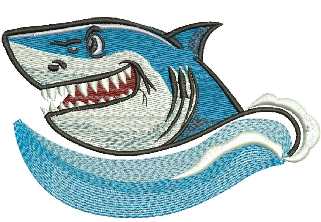 Shark Machine Embroidery Designs, INSTANT DOWNLOAD This is Not a Real ...