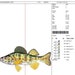 Perch / Bass Machine Embroidery Design Instant Download - Etsy