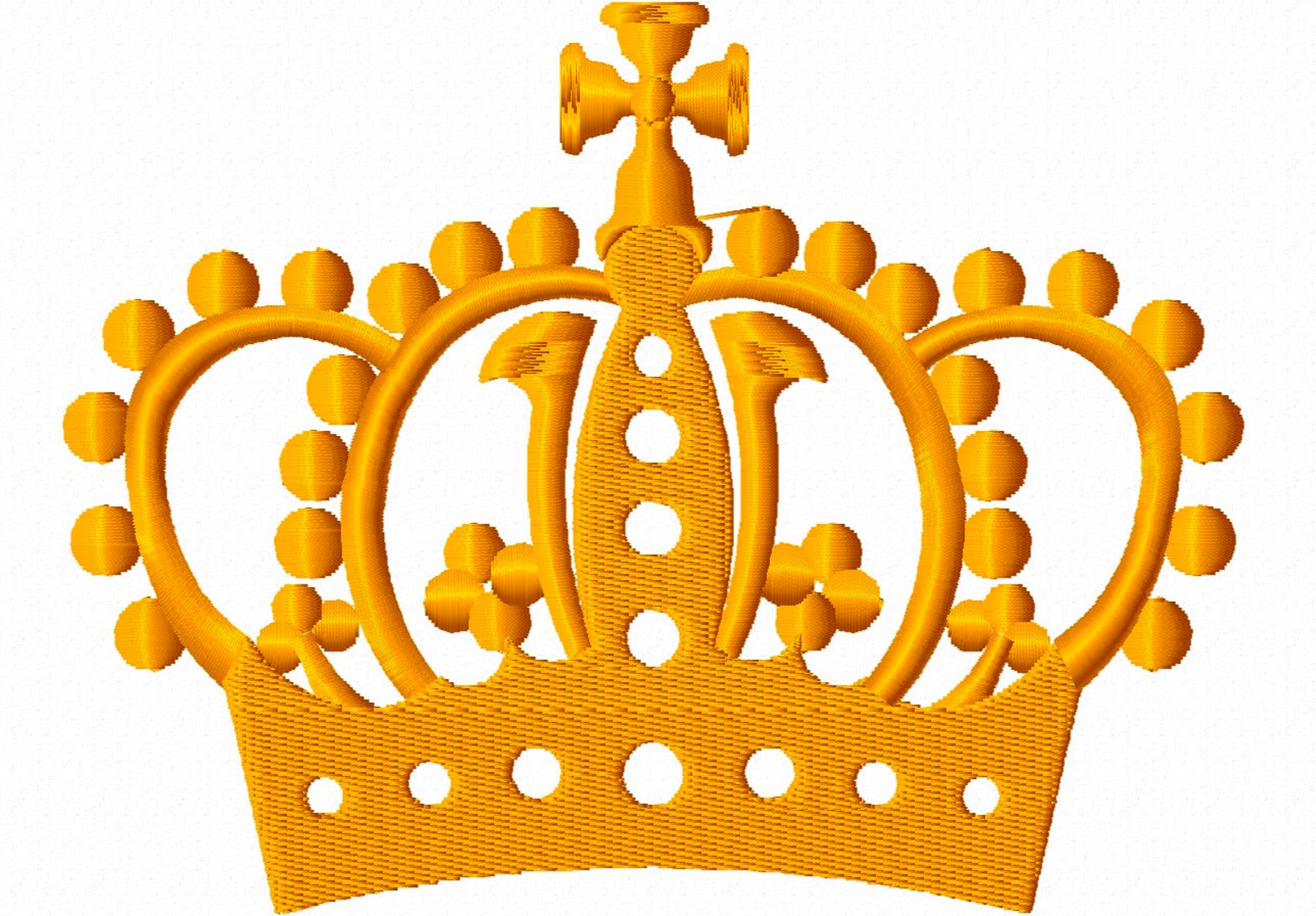 Crown Machine Embroidery Design | Etsy