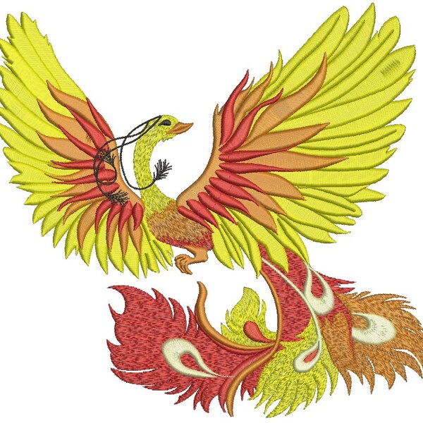 Phoenix Embroidery - Etsy