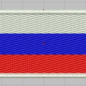 Russian Flag Embroidery Design - Machine Embroidery Design Instantly ...