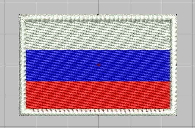 Russian Flag Embroidery Design Machine Embroidery Design - Etsy