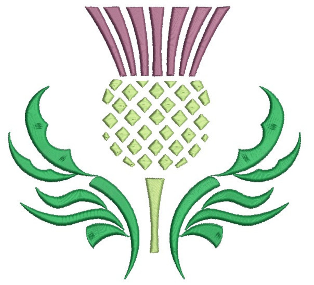 Thistle Embroidery - Machine Embroidery Design - Etsy