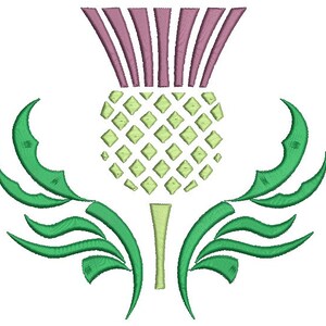 Thistle Embroidery - Machine Embroidery Design - Etsy