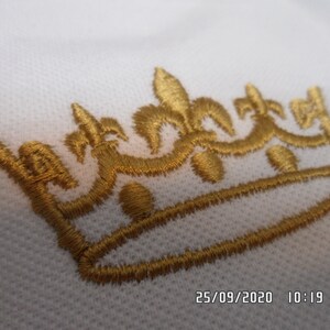 Gold Crown Machine Embroidery Design - Etsy