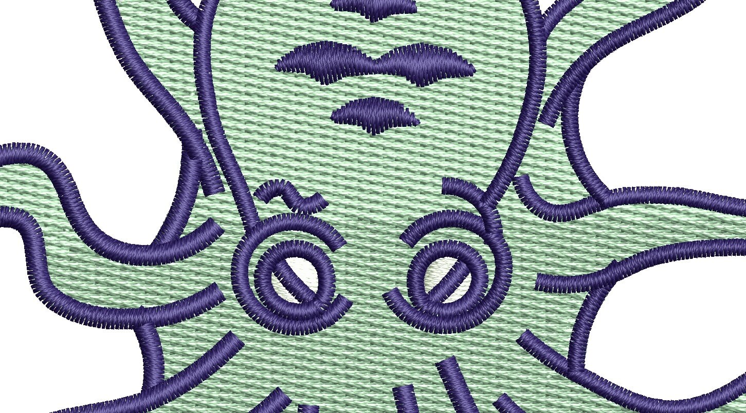 Octopus Machine Embroidery Design - Etsy