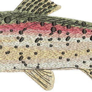 Cutthroat Trout Fisherman Embroidery Design - Etsy