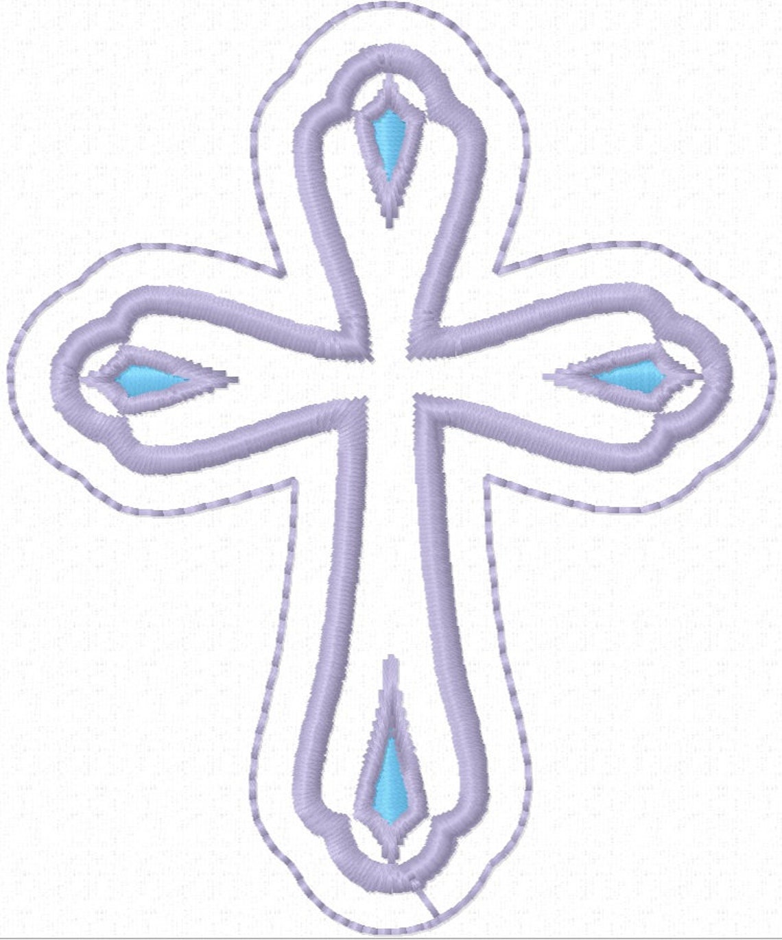 Cross Machine Embroidery Design Machine Embroidery Design - Etsy