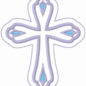Cross Machine Embroidery Design - Machine Embroidery Design - Etsy