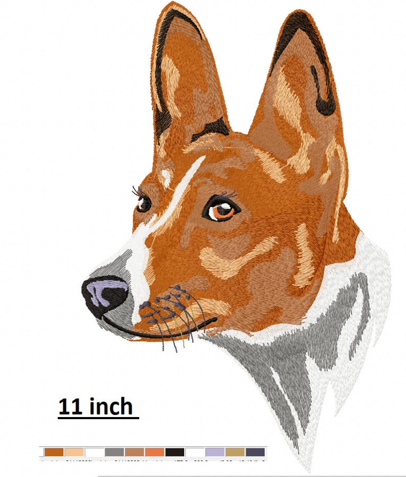 Red Dog Machine Embroidery Design - Etsy