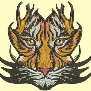 Tiger Machine Embroidery Design - Tested - Etsy