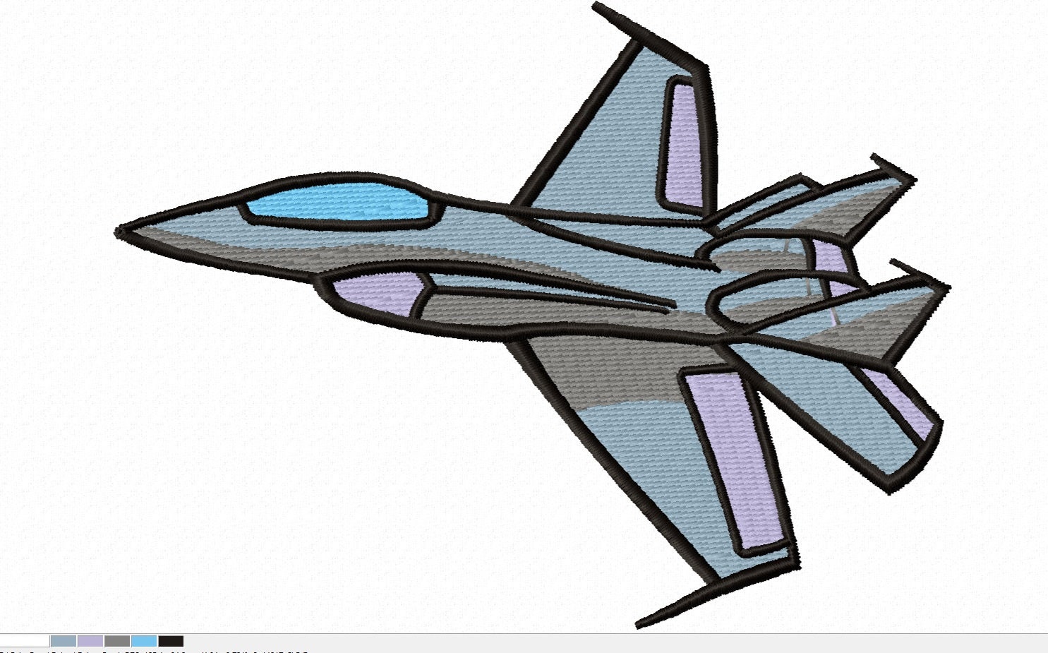 Fighter Aircraft Machine Embroidery Design - Etsy