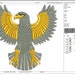 Roman Eagle Totem Machine Embroidery Design Tested - Etsy