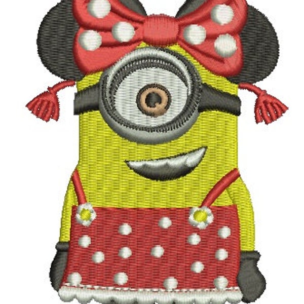 Minion Embroidery Design - Etsy