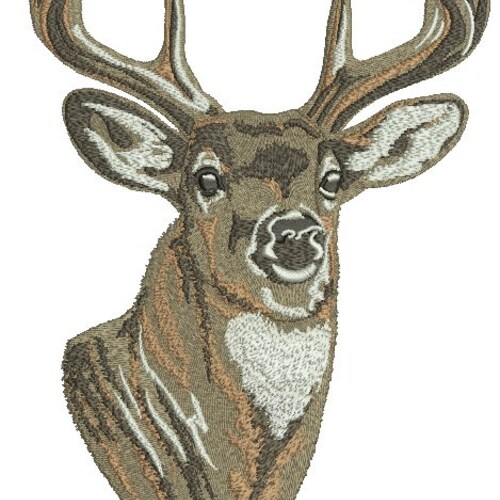 Whitetail Deer Scene Machine Embroidery Design - Etsy