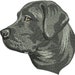 Black Dog Labrador Retriever Machine Embroidery Design - Etsy