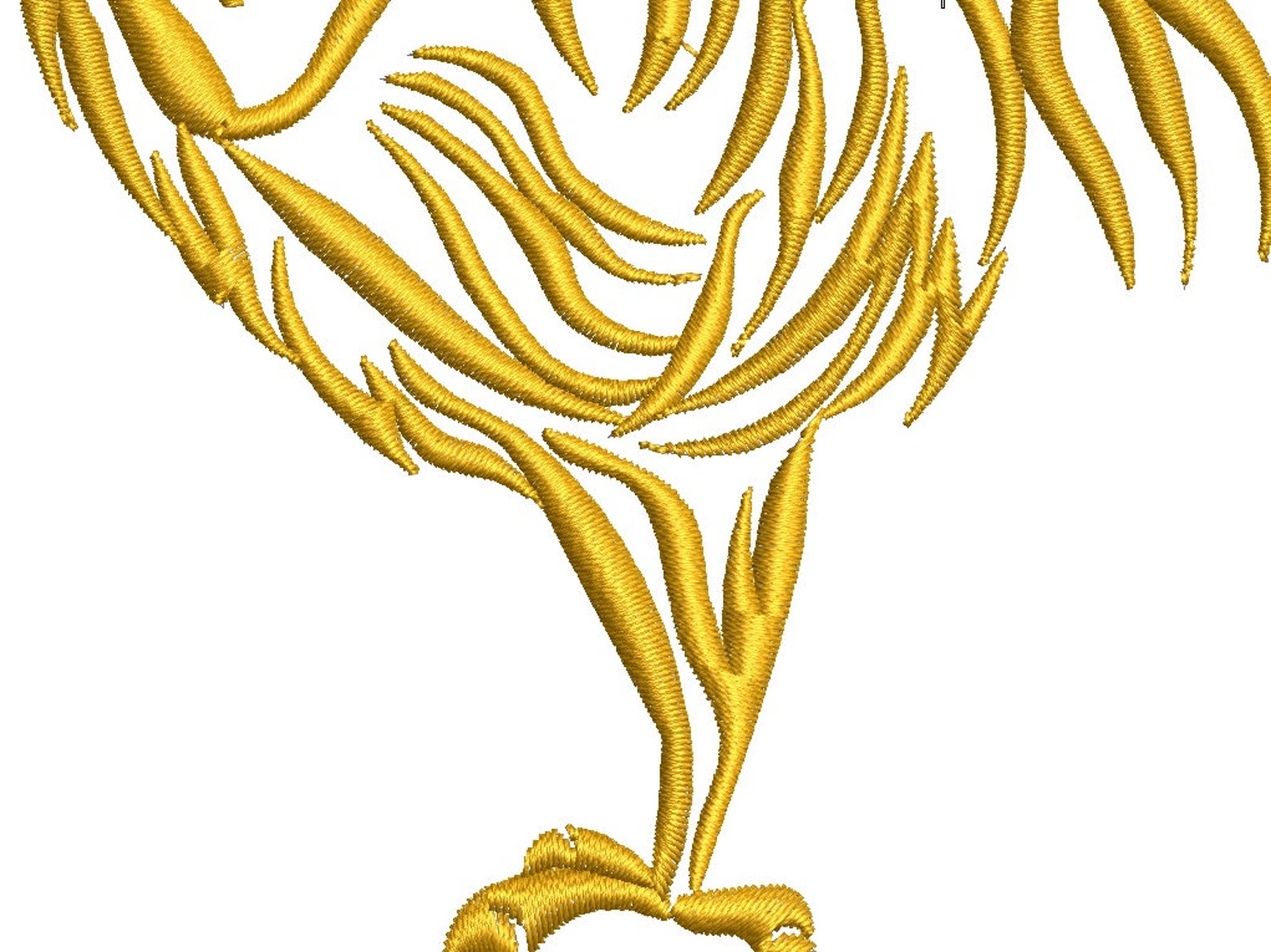 Rooster Machine Embroidery Design - Etsy