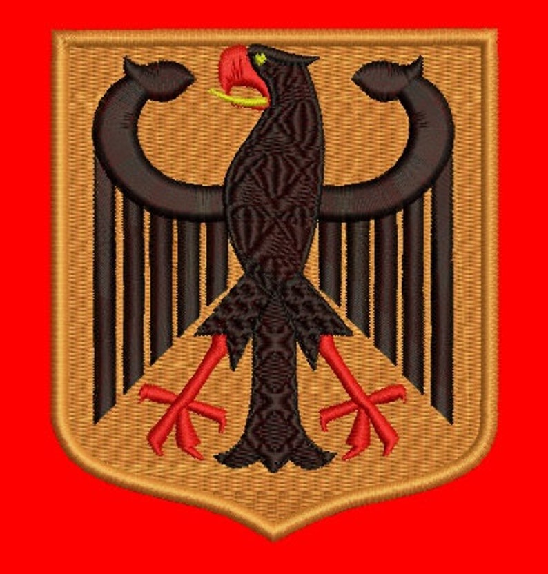Coat of Arms of Germany Machine Embroidery Design | Etsy