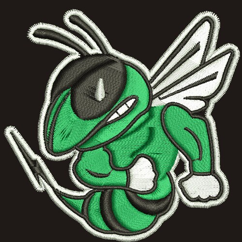 Hornet Patch Yellow Jacket Patch Hornet Iron On Embroidered - Etsy