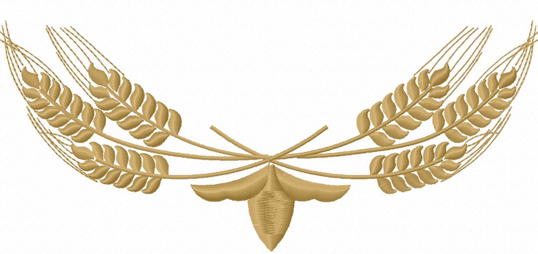 Wheat Ears for Monogram Machine Embroidery Design - Etsy