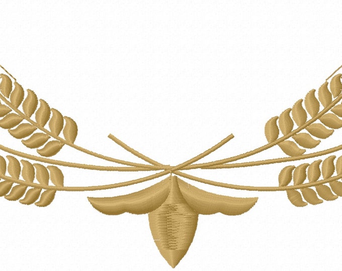 Wheat Ears for Monogram Machine Embroidery Design - Etsy
