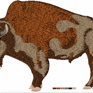 Bison Buffalo Machine Embroidery Designs INSTANT DOWNLOAD - Etsy