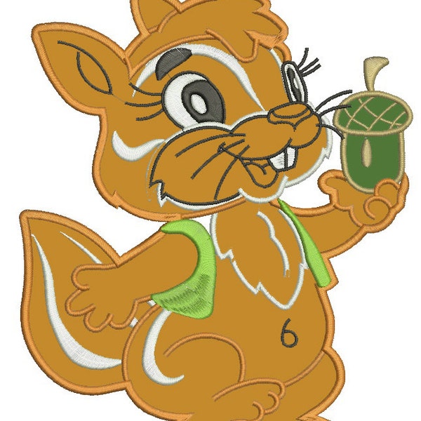 Chipmunk Applique - Etsy