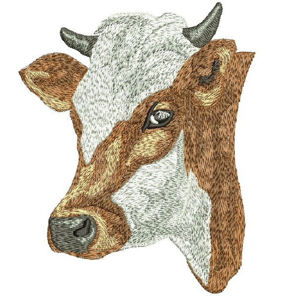 Cow Embroidery - Etsy