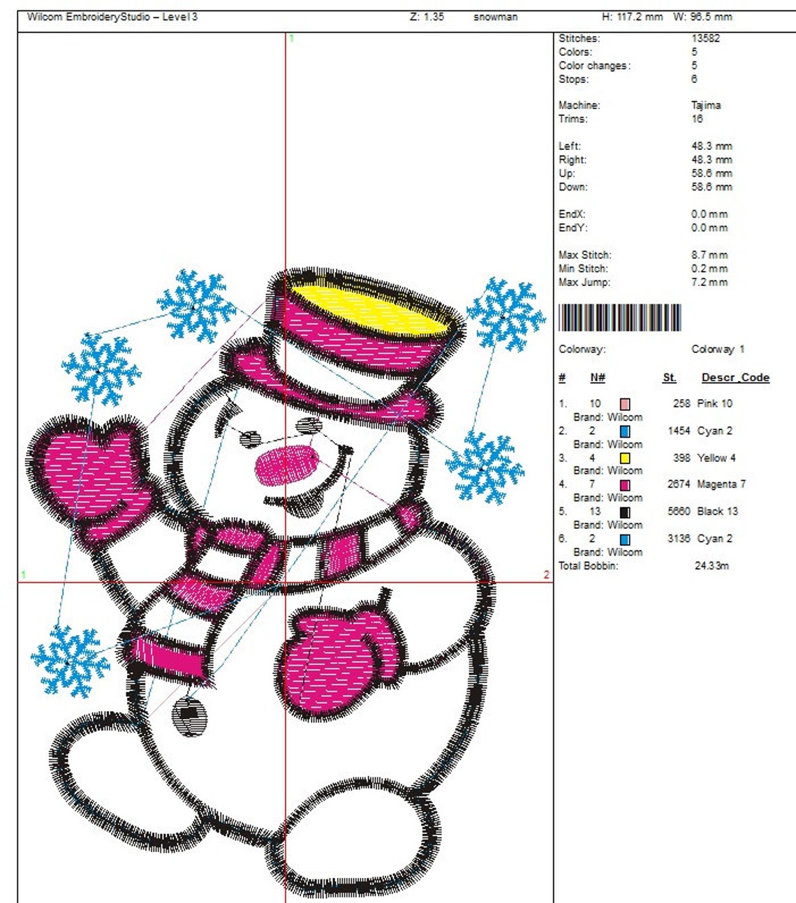 Snowman Applique Machine Embroidery Design - Etsy