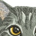 Big Gray Cat Design Machine Embroidery Designs Tested 4 Sizes - Etsy