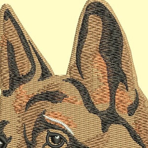 German Shepherd Machine Embroidery Design - Etsy