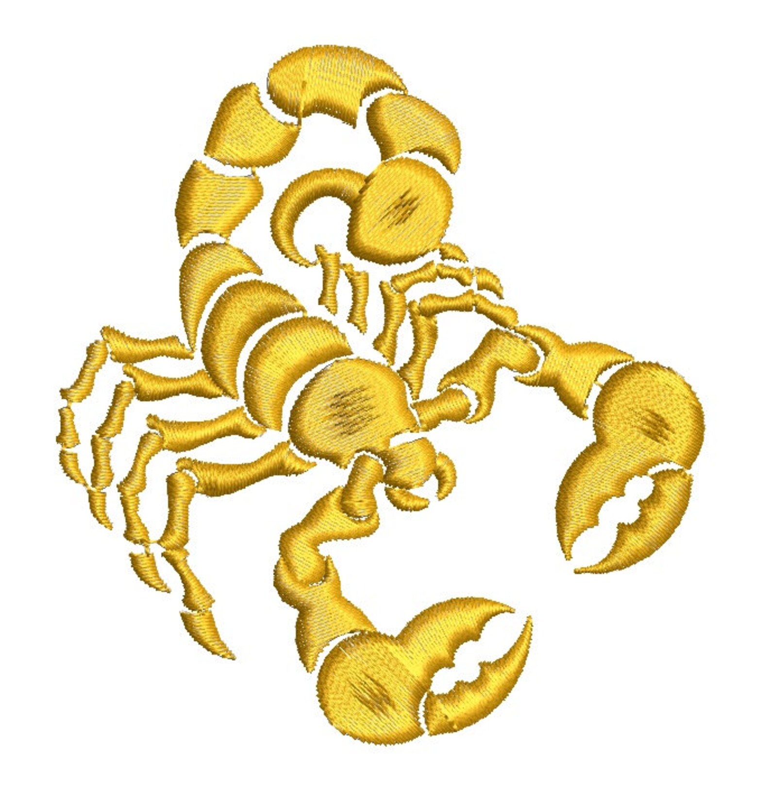 Scorpion Machine Embroidery Design Tested - Etsy