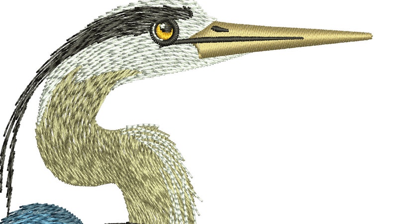 A Couple of Herons Embroidery Design - Etsy
