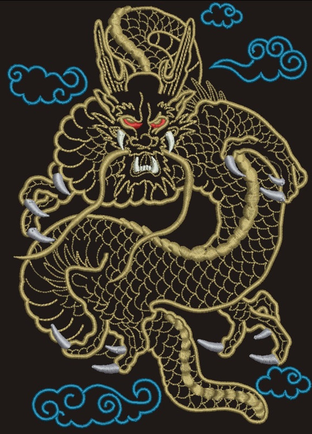 Dragon Machine Embroidery Designs, - Etsy