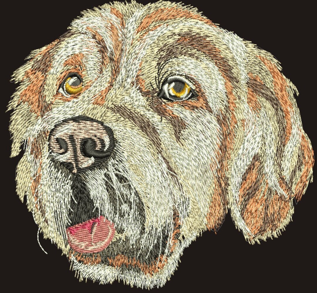 Furry Dog Machine Embroidery Design - Etsy