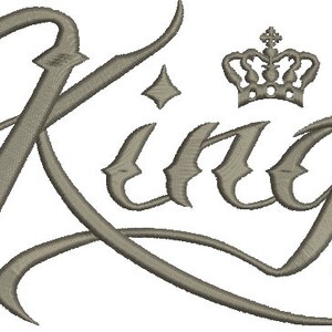 King and Crow Machine Embroidery Design Instantly Download - Etsy