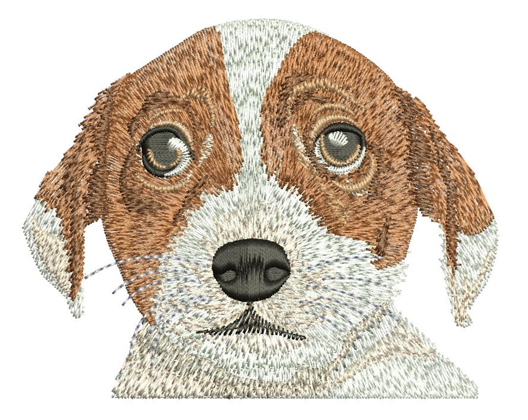 Puppy Embroidery Design - Etsy