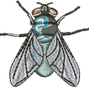 Realistic Fly Machine Embroidery Designs INSTANT DOWNLOAD - Etsy