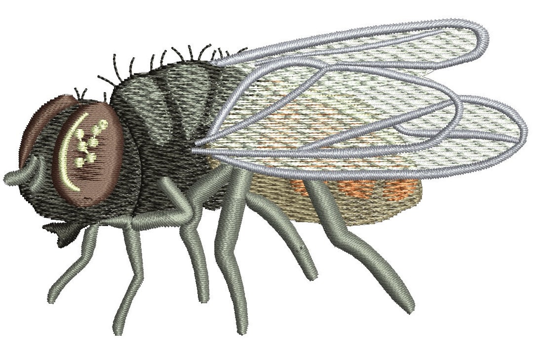 Housefly Machine Embroidery Designs INSTANT DOWNLOAD - Etsy