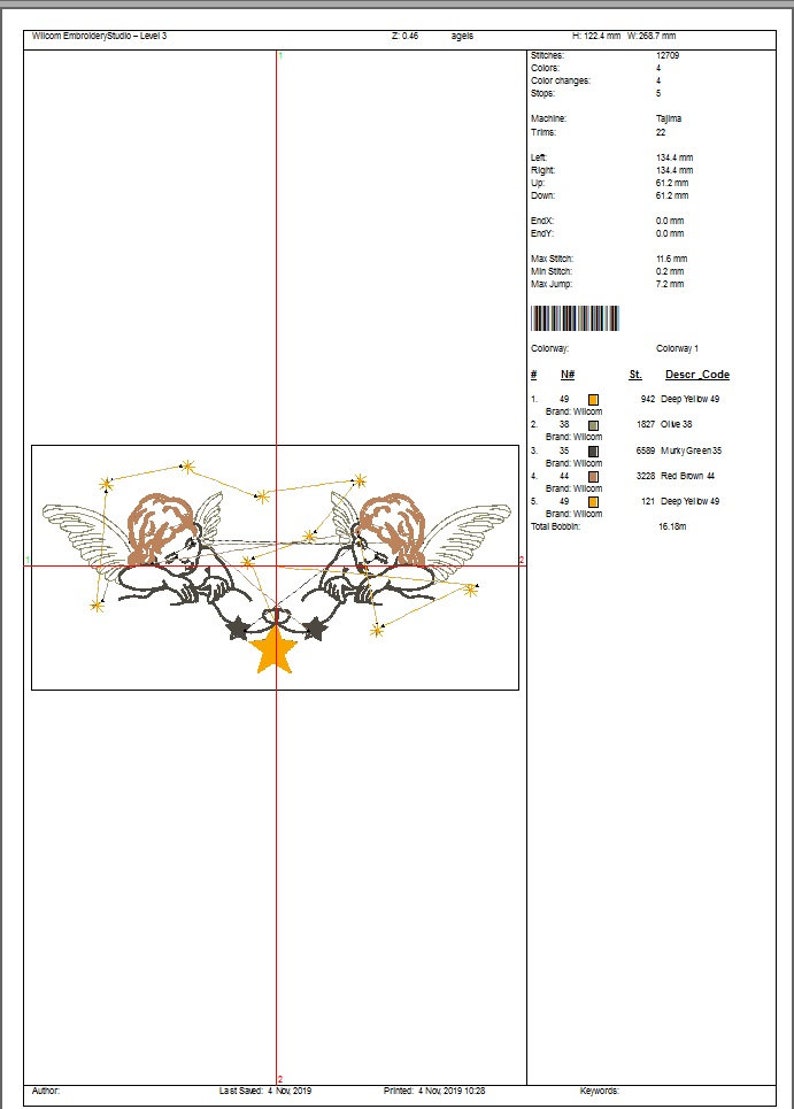 Angels Machine Embroidery Design | Etsy