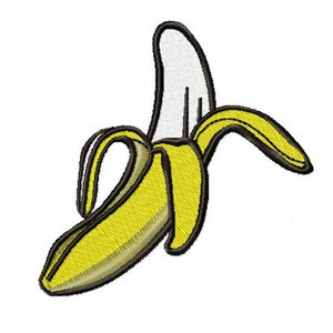Banana Embroidery Designs INSTANT DOWNLOAD Tested - Etsy