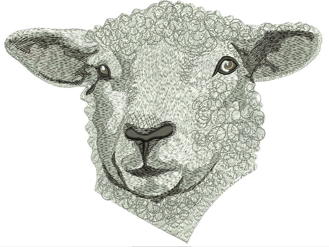 Lamb (sheep) Machine Embroidery Design - Etsy
