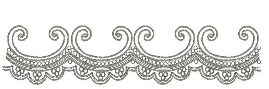 Festoons, Borders, - Machine Embroidery Design - Tested - Etsy