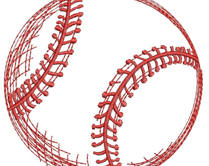 Baseball Machine Embroidery Design - Etsy
