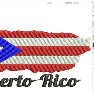 Puerto Rico Flag Embroidery Design - Machine Embroidery Design Tested ...