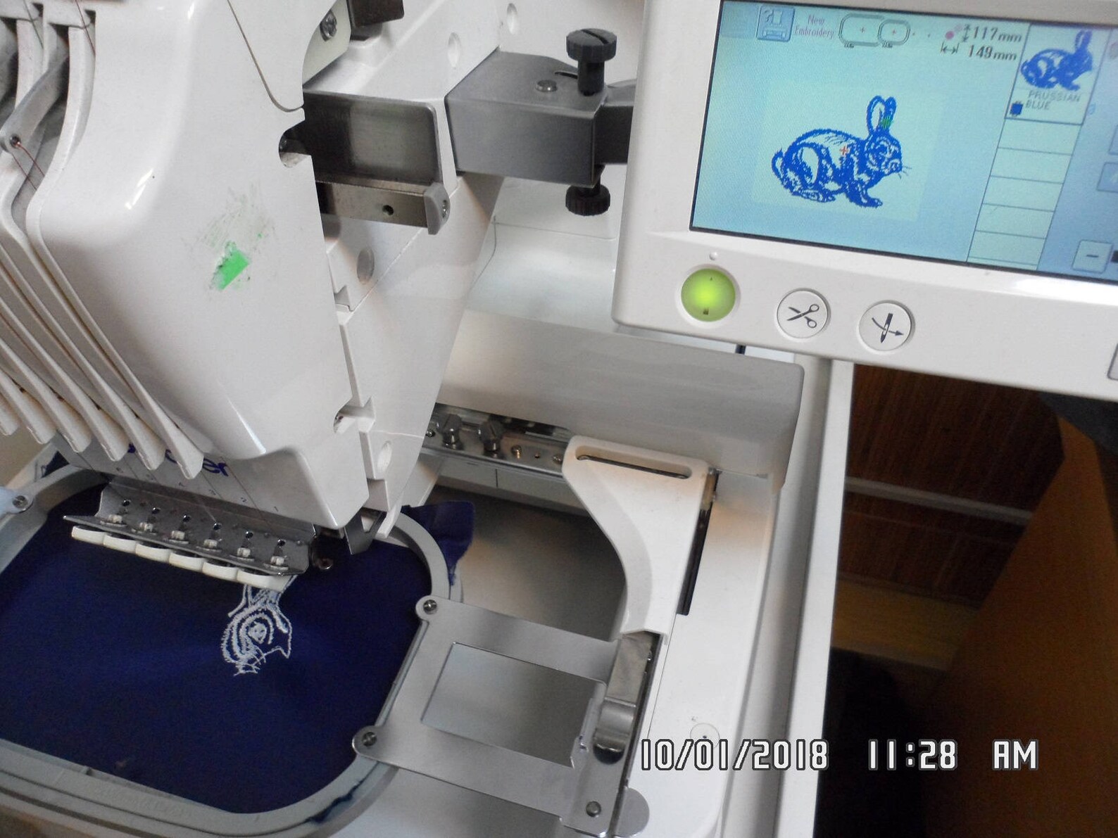 Rabbit Machine Embroidery Design Tested - Etsy