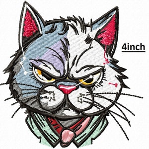 Cat Face Machine Embroidery Designs - Etsy
